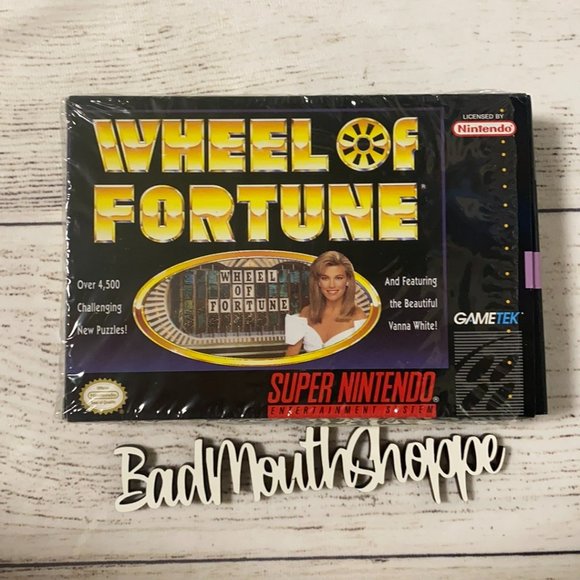 Nintendo | Video Games & Consoles | Vintage Super Nintendo Wheel Of ...